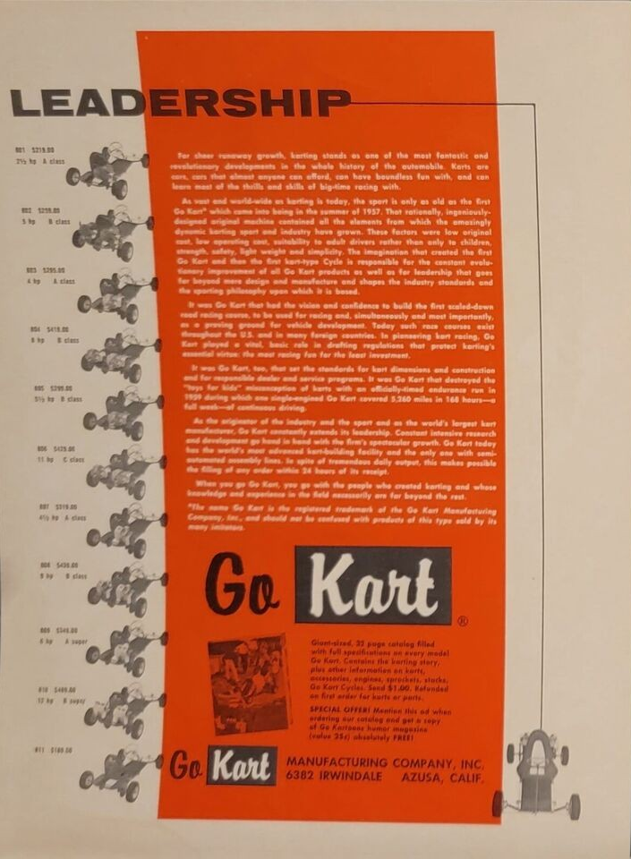 1970 Go Kart Print Ad 801 through 8 11 | eBay
