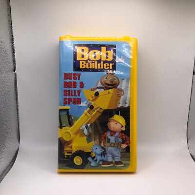 Bob the Builder - Busy Bob Silly Spud (VHS, 2002, Clamshell ...