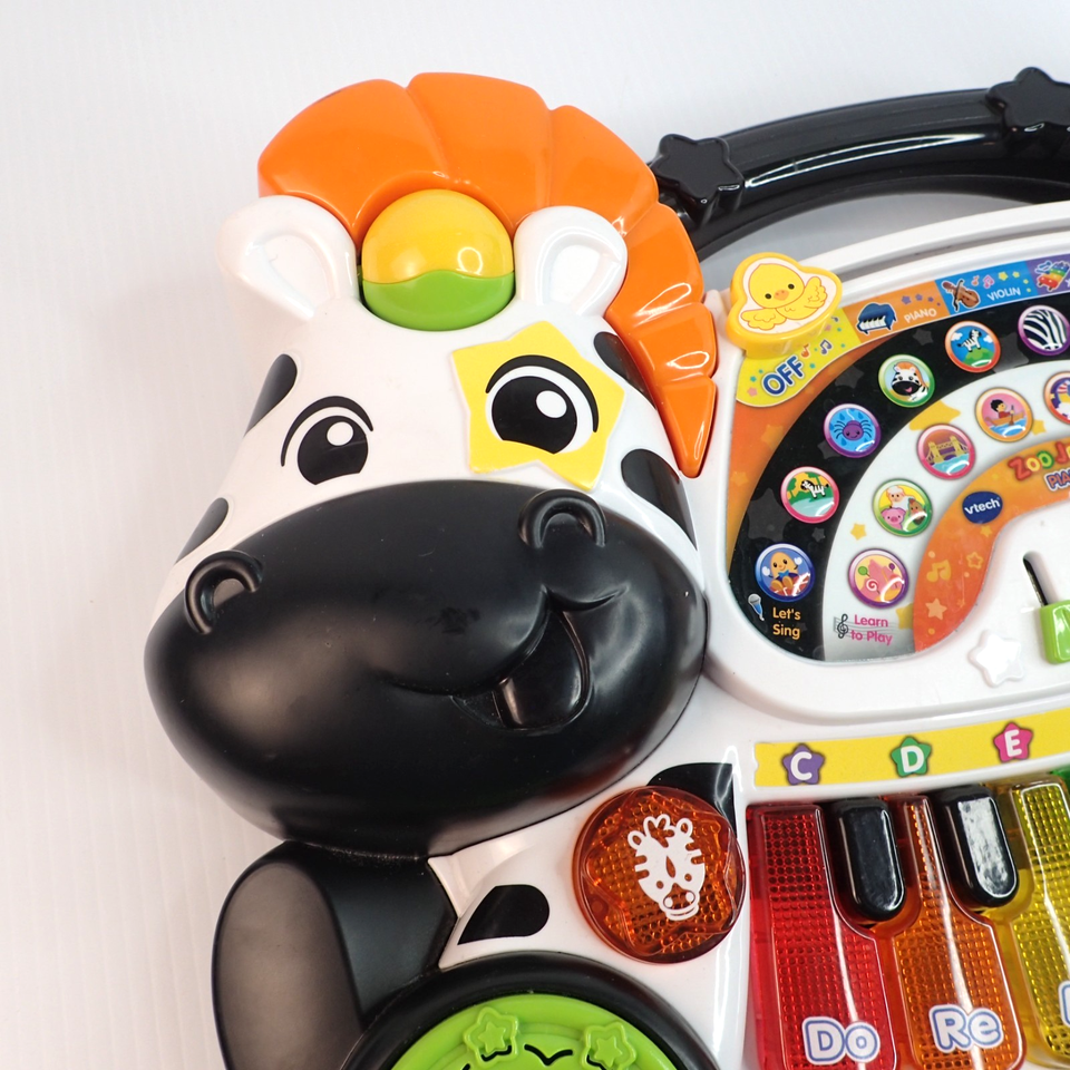 Vtech Zebra Piano Zoo Jamz VTech Toddler Learning Toy Educational ...