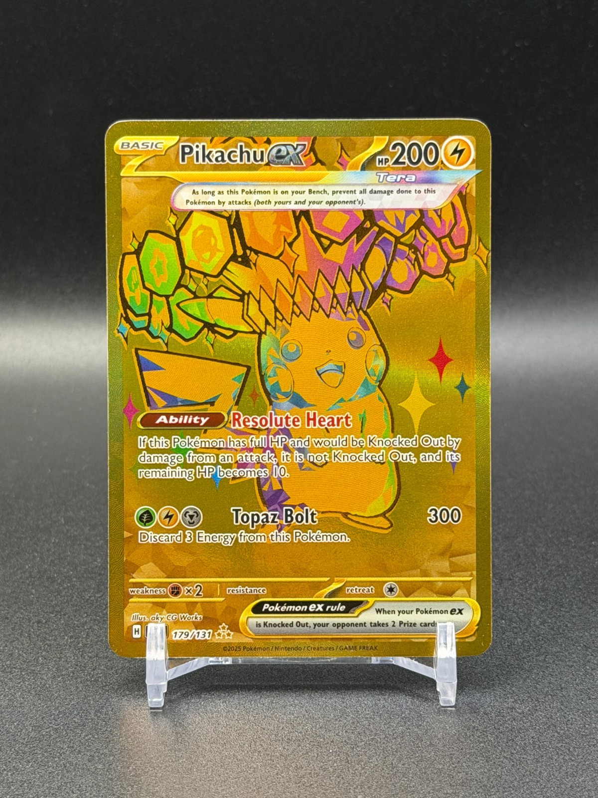 Pikachu ex 179/131 - Hyper Rare Card | Prismatic Evolutions (sv8pt5-179)