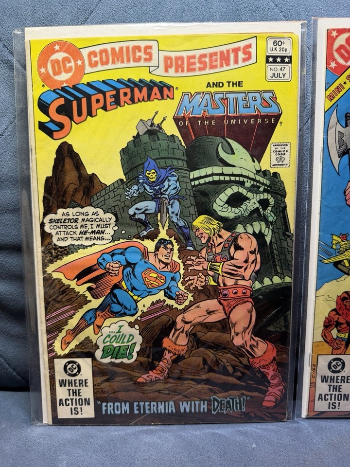DC Comics Presents #47 SUPERMAN & MASTERS OF THE UNIVERSE 1 Set 1st app ...
