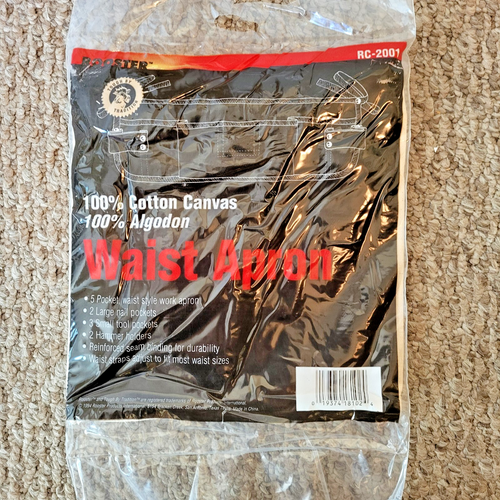 Rooster Tough by Tradition 100% Cotton Canvas Waist Apron 5 Pocket NIP ...