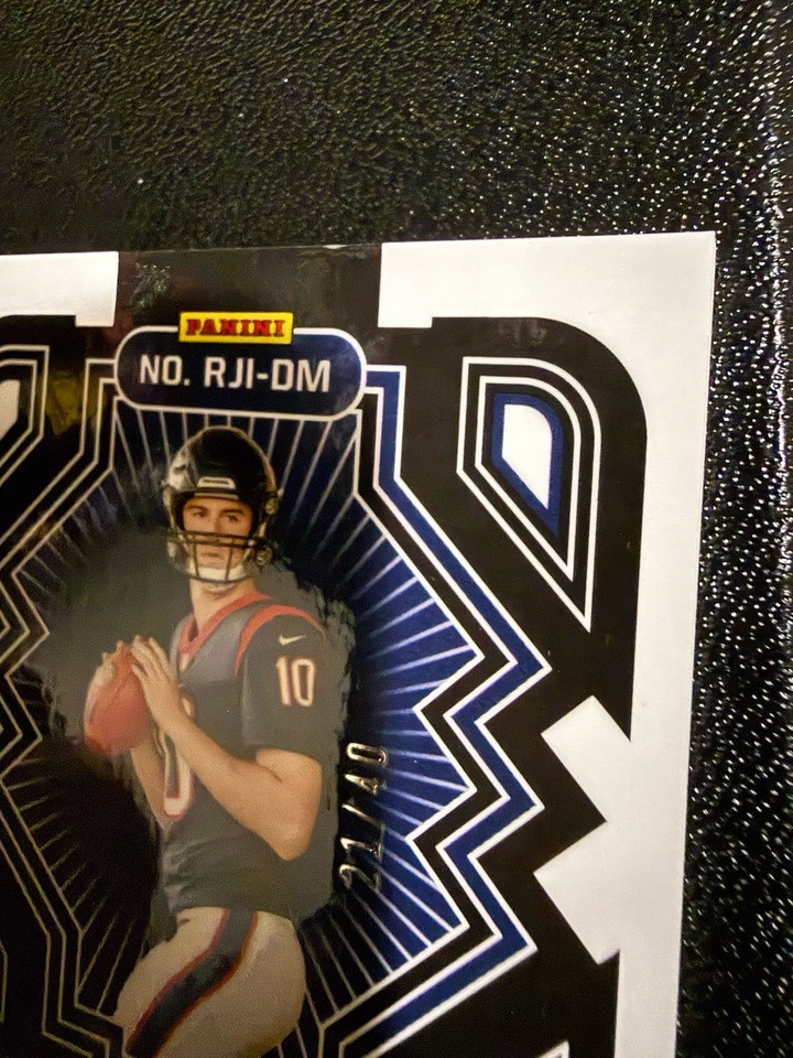 2021 Panini Obsidian - Rookie Jersey Ink Davis Mills #RJI-DM Electric ...