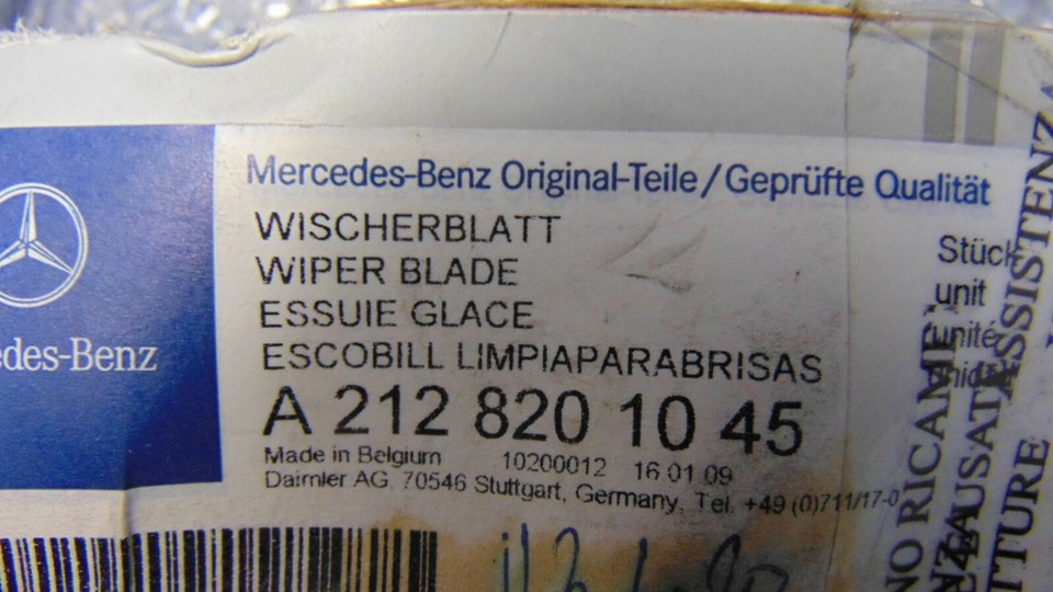 Set 2PZ Pair Front Brushes A2128201045 Mercedes Class E W212 | eBay