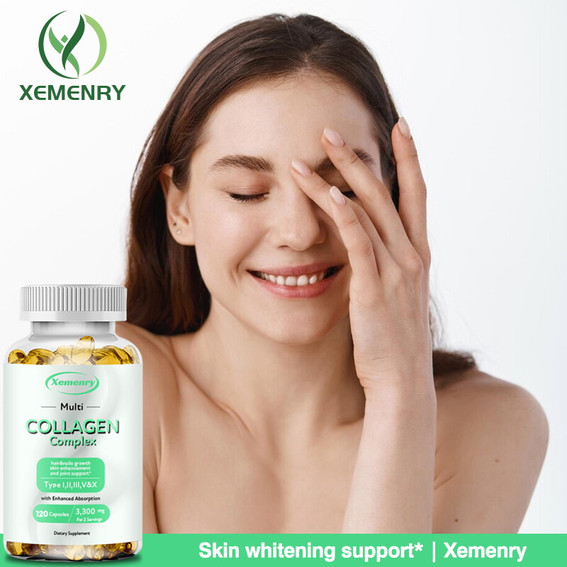 Collagen Complex 3300mg- Type I, II, III, V, X - Hydrolyzed Collagen ...