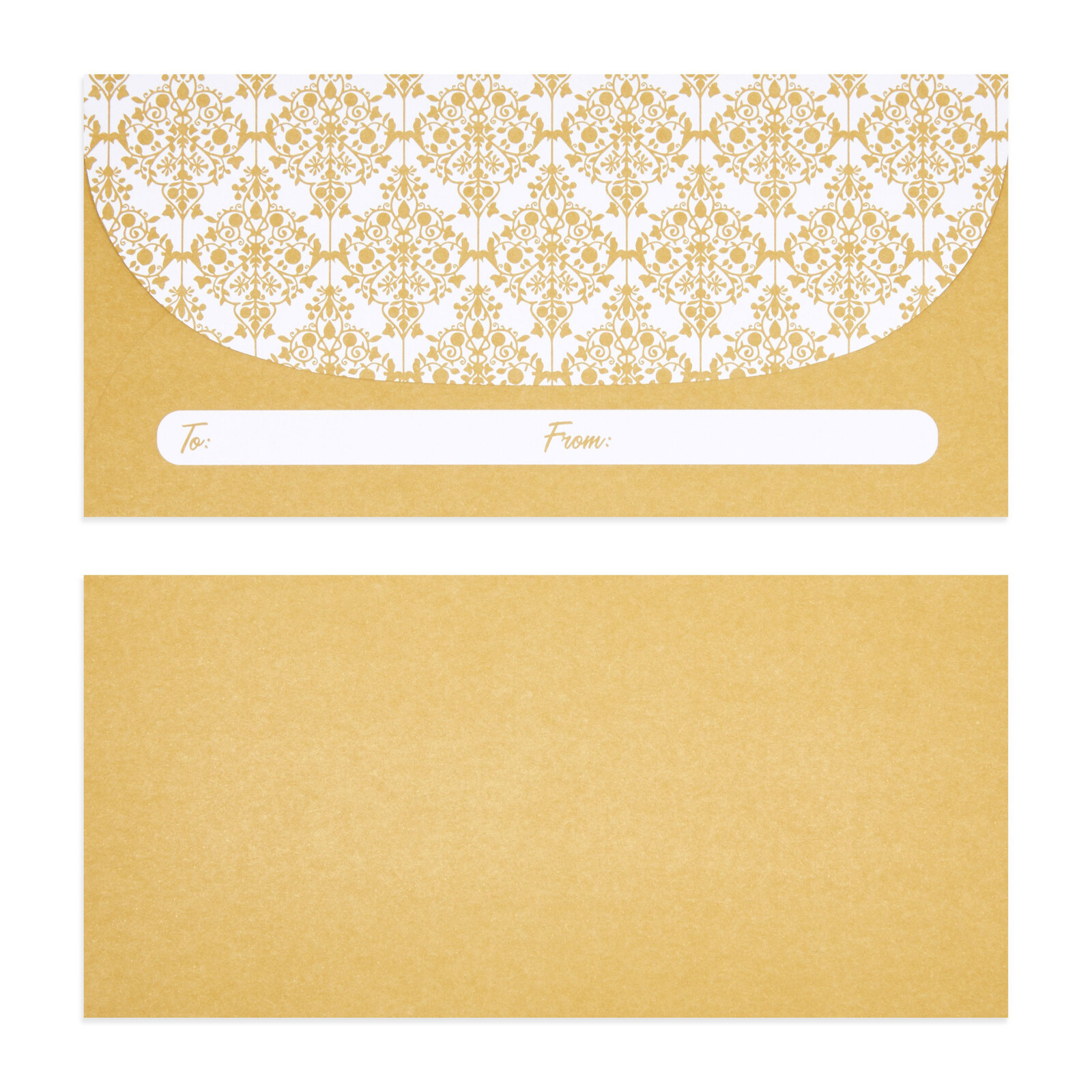 100 Pack Gold Money Envelopes for Cash Gifts, Fancy Decorative Design ...