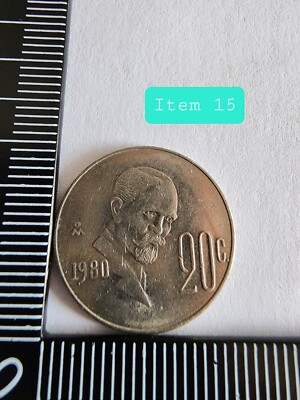 CIRCULATED 1980 20 CENTAVOS MEXICAN COIN! #15 | eBay