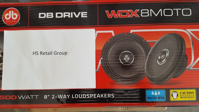 DB Drive WDX8MOTO 8 inch Two-Way Loudspeakers - Black for sale online ...