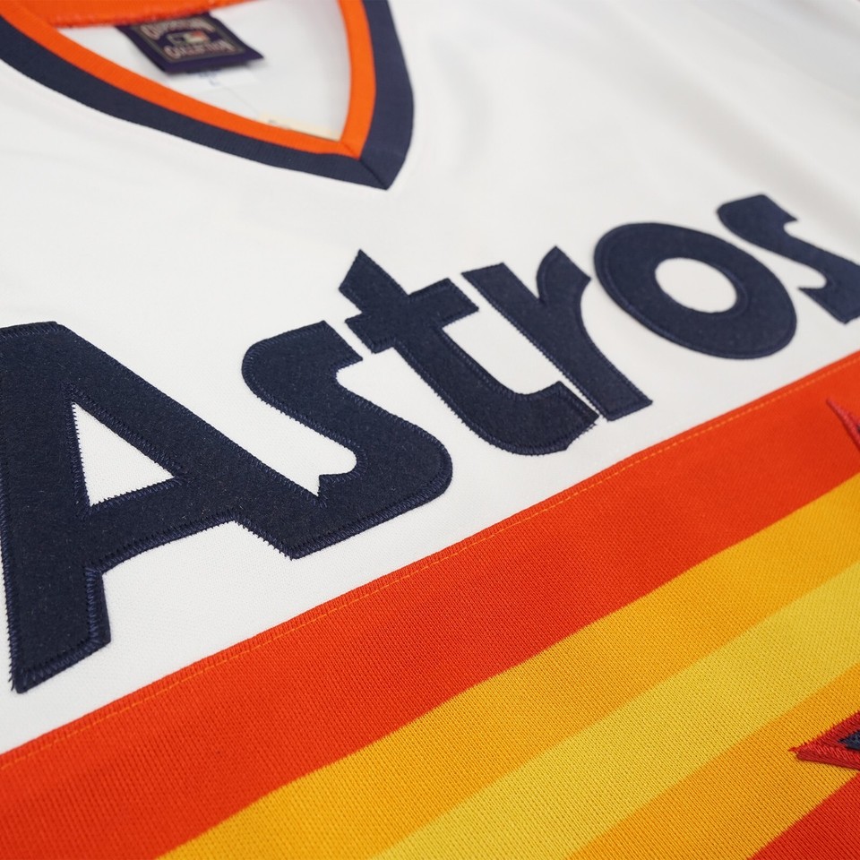 Nolan Ryan 1986 Houston Astros Rainbow Cooperstown Jersey w/ All Star ...