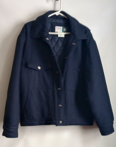 Mens Wear Guard Wool Black Jacket Size Medium | eBay