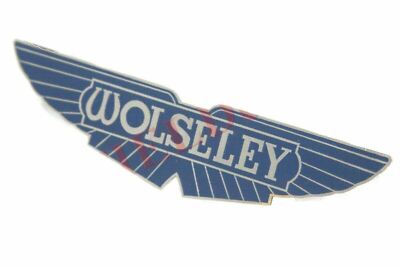 Wolseley British Car Logo Badge Emblem Monogram Blue Stainless Steel ...