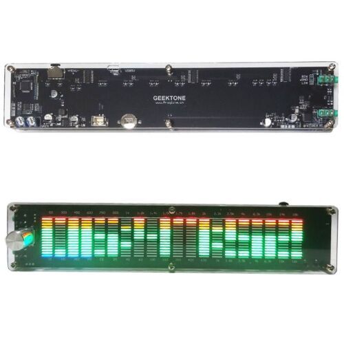 Music Spectrum DSP Equalizer 15 Band EQ LED Sound Level Rhythm Analyzer ...