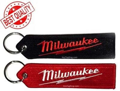Milwaukee Keychain Patch Embroidered Keychain Milwaukee Merch Key Fob ...