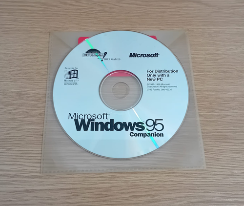 Microsoft Windows 95 Companion CD Vintage | eBay