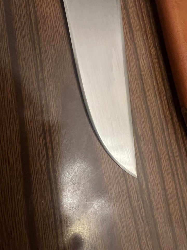 Rob Simonich Custom Handmade Bowie Ironwood Knife Original Sheath 10” D ...