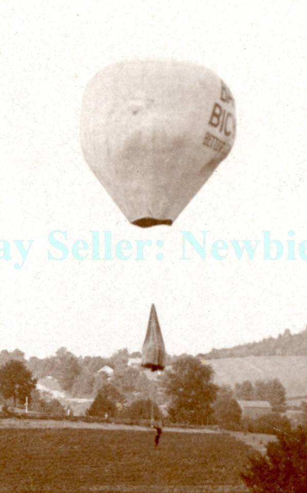 Ligonier PA - SAMUEL BEAM BALLOON ASCENSION - c1896 Photograph Baseball ...
