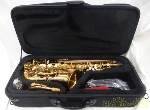 Cadeson Alto Saxophone A-902V high F keyless carved body & keys ...