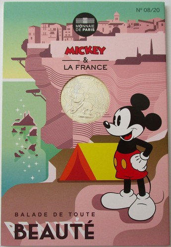 Frankreich 10 Euro 2018 Mickey Mouse Balade de Toute Beauté Silber ...