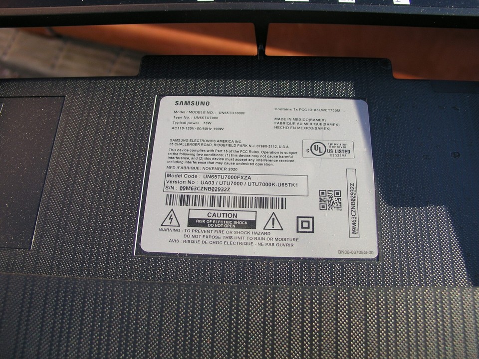 (10) Samsung OEM LED Backlight Strips for UN65TU7000F, UN65TU8000F ...