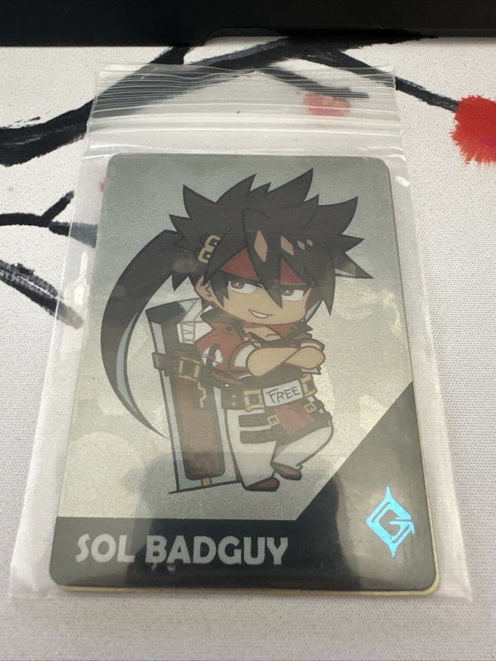 Guilty Gear Strive Sol Badguy Chibi Gold And Silver Card Bundle | eBay