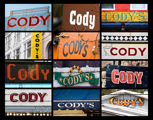 CODY Name Poster featuring photos of actual signs | eBay