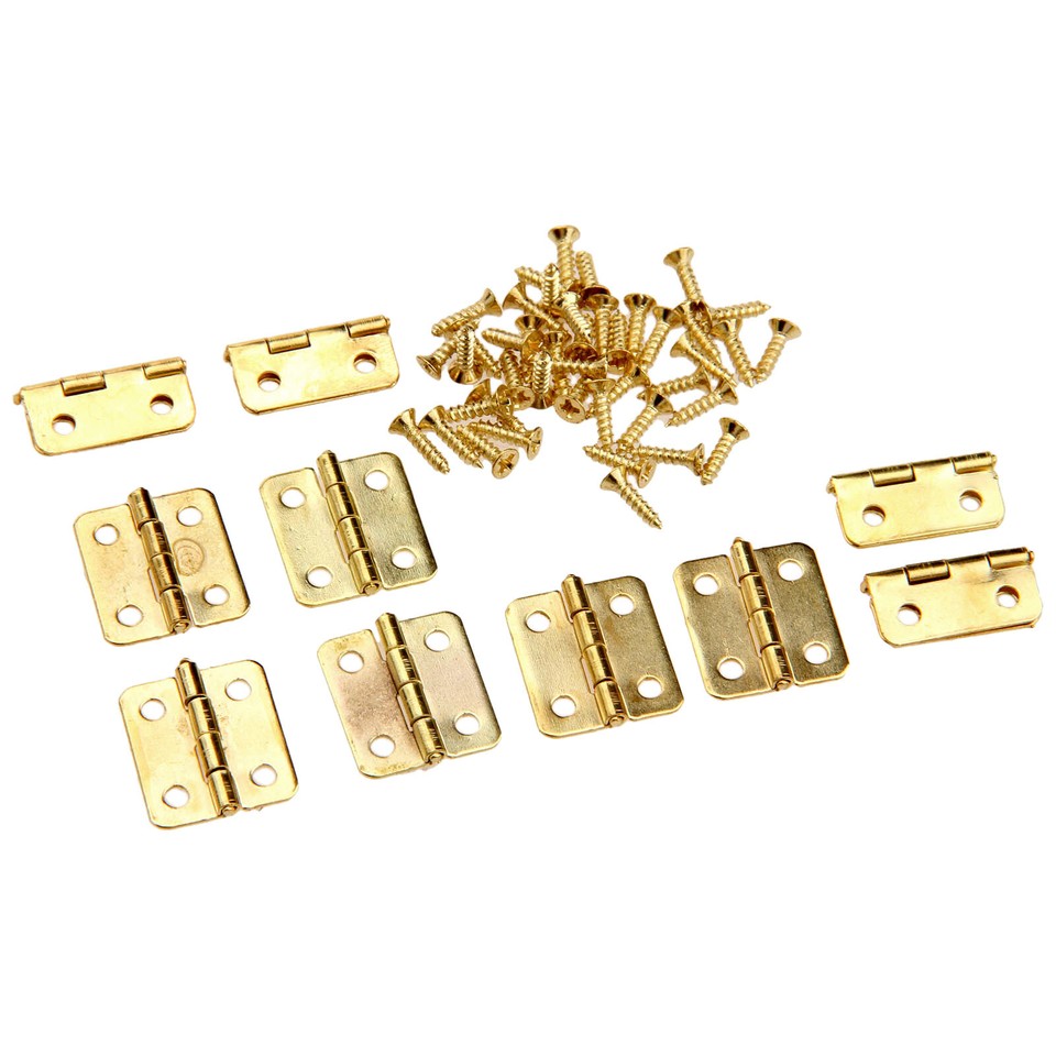 Jewellery Cigar Trinket Box Tiny Cabinet Doll House Gold Mini Hinges ...