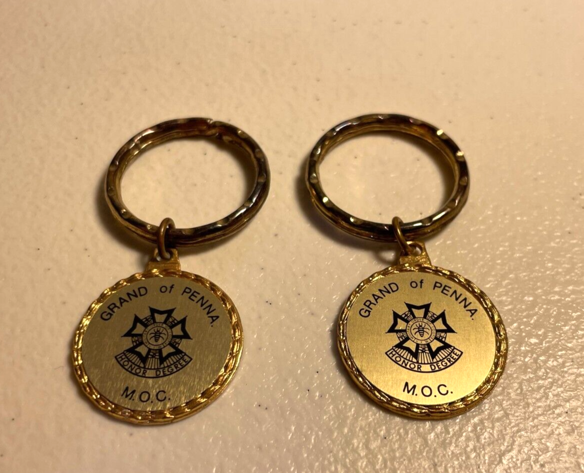 Vintage Grand of Penna MOC Military Order of Cootie Keychain lot of 2 ...