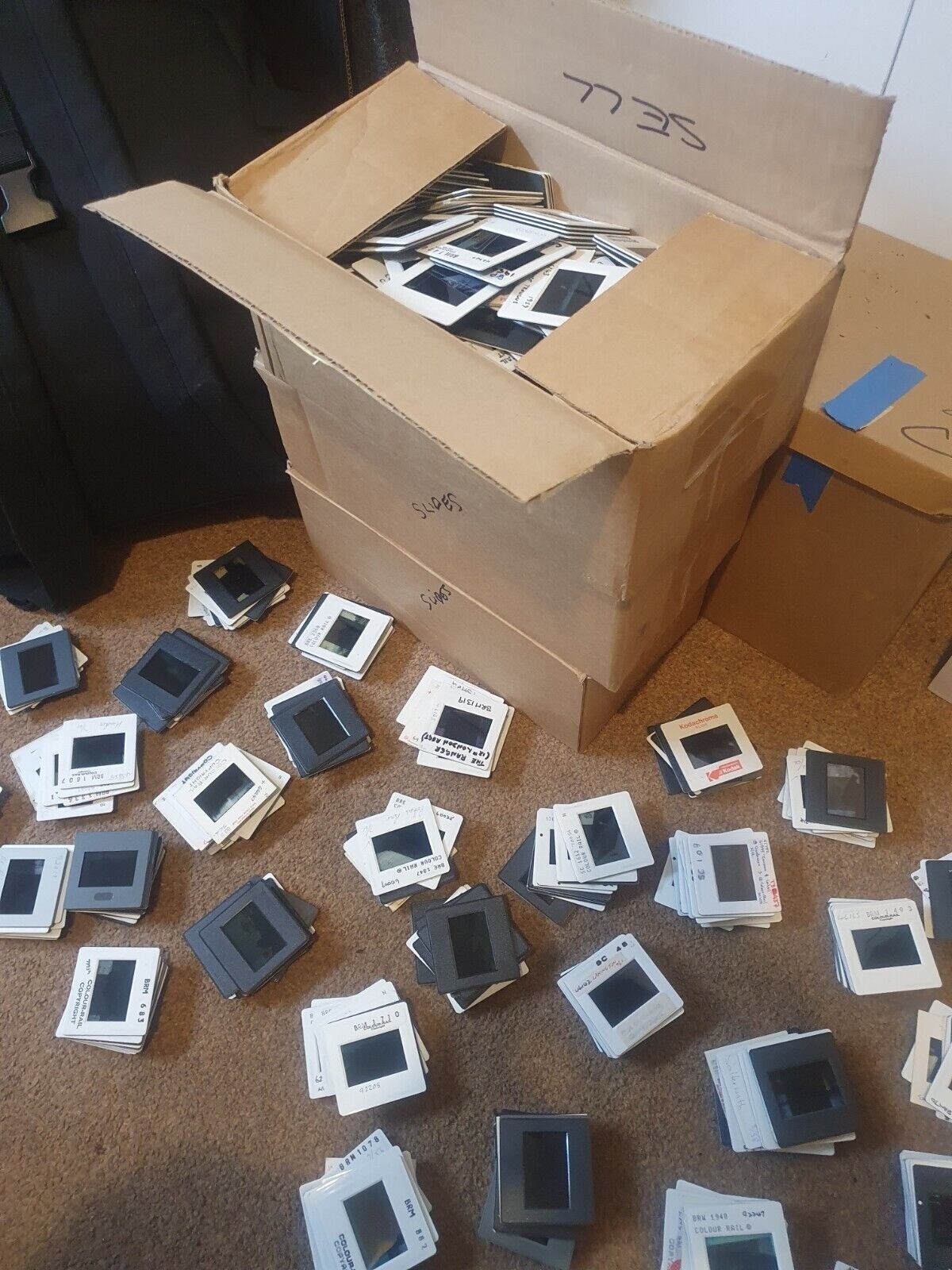 colourail train slides lot of 1,813 railway slides mainly steam ...