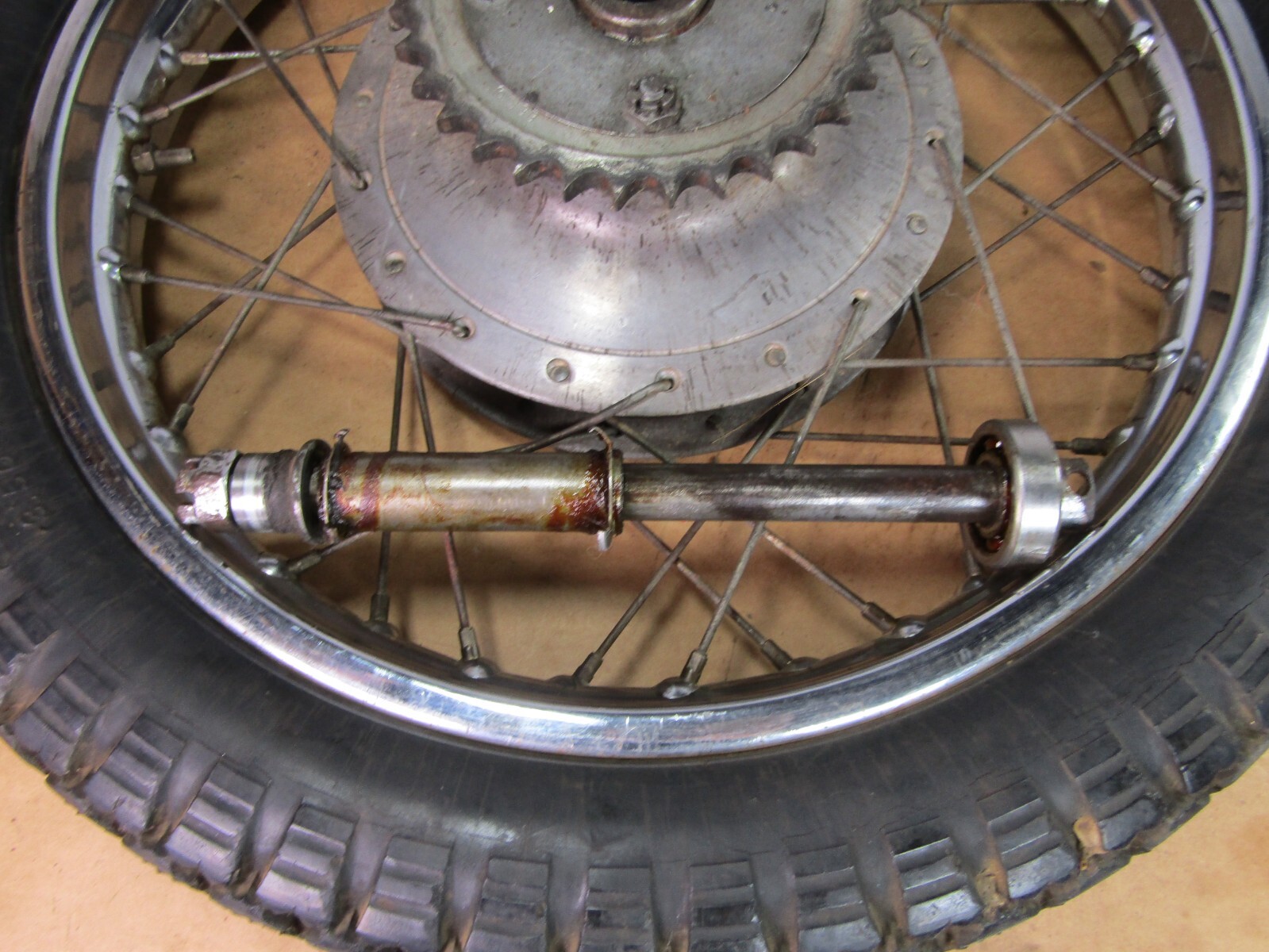 Honda CB72 250 CL72 250 CB77 305 CL77 305 DID 3.50 x 18 " Rear Wheel 🔥 ...