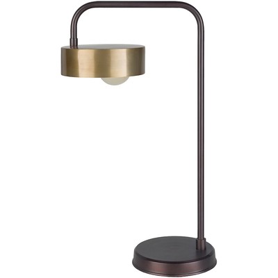Maverick Portable Lamp by Surya, Antiqued Base/Gold Shade - MVR-001 | eBay