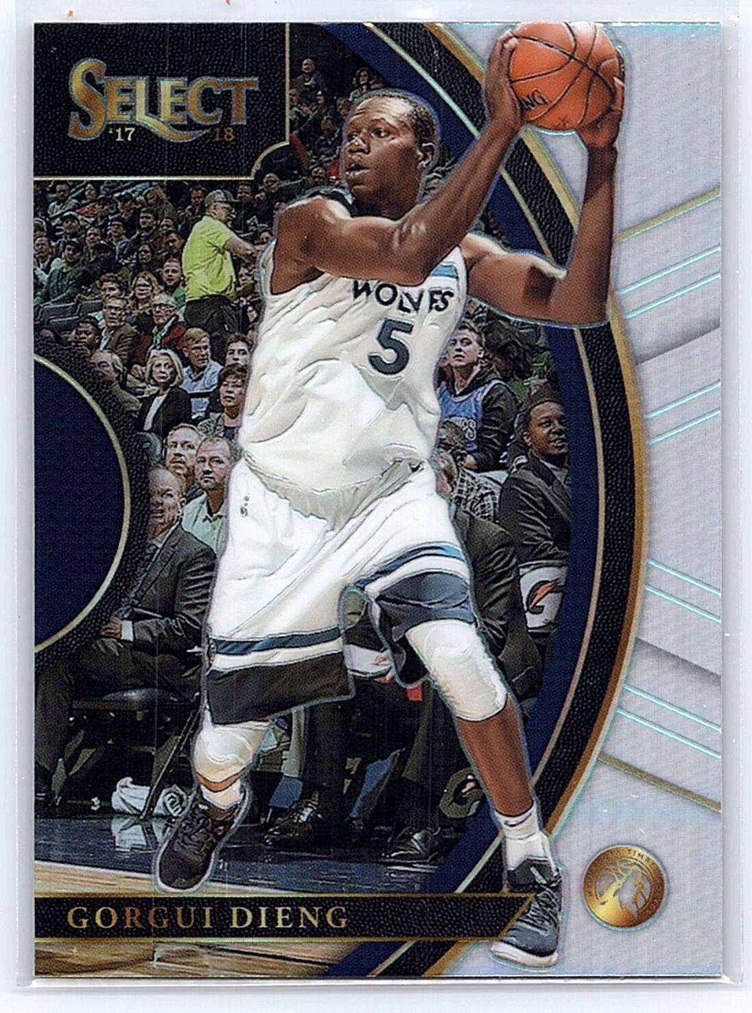 2017-18 Panini Select - Concourse Silver Prizm #13 Gorgui Dieng for ...