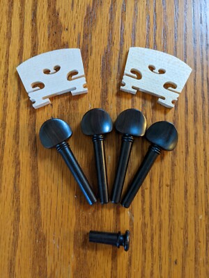 Violin Tuning Pegs Plus Bridge | eBay