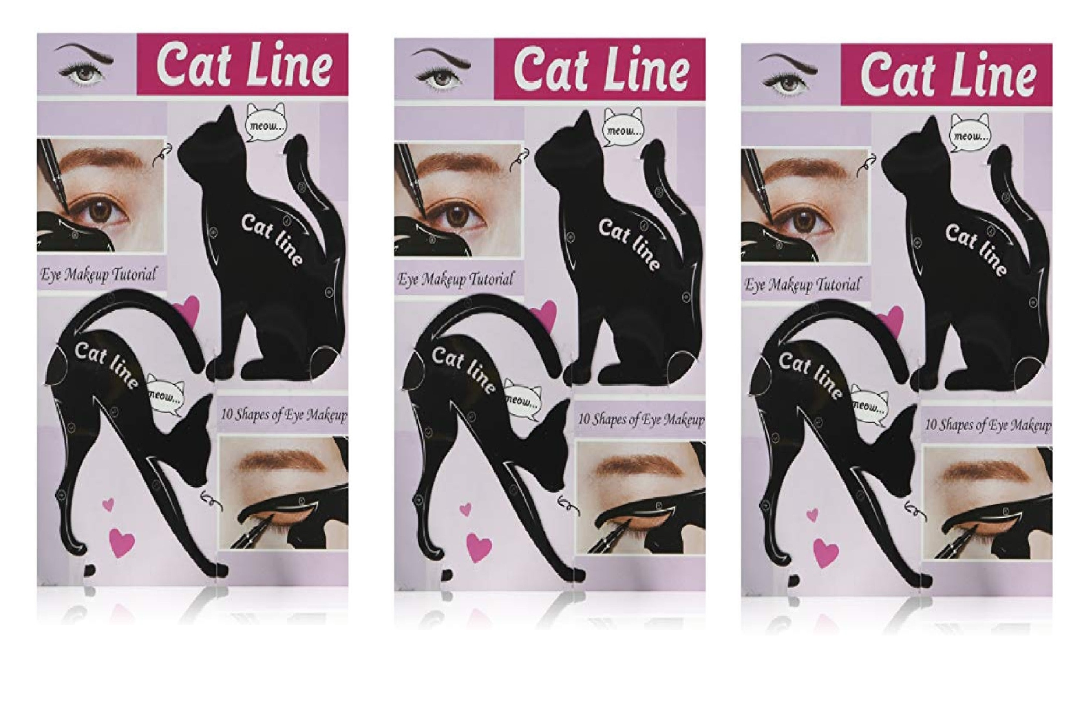 Cat Line Eye Makeup Tutorial 10 Shapes of Eye Makeup Classic Beauty (3 ...