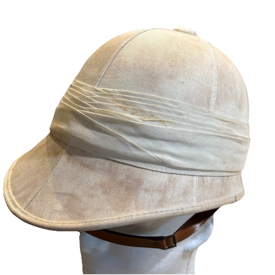 British WWII Era Pith Helmet Made In England with Liner S.J. Militaria ...