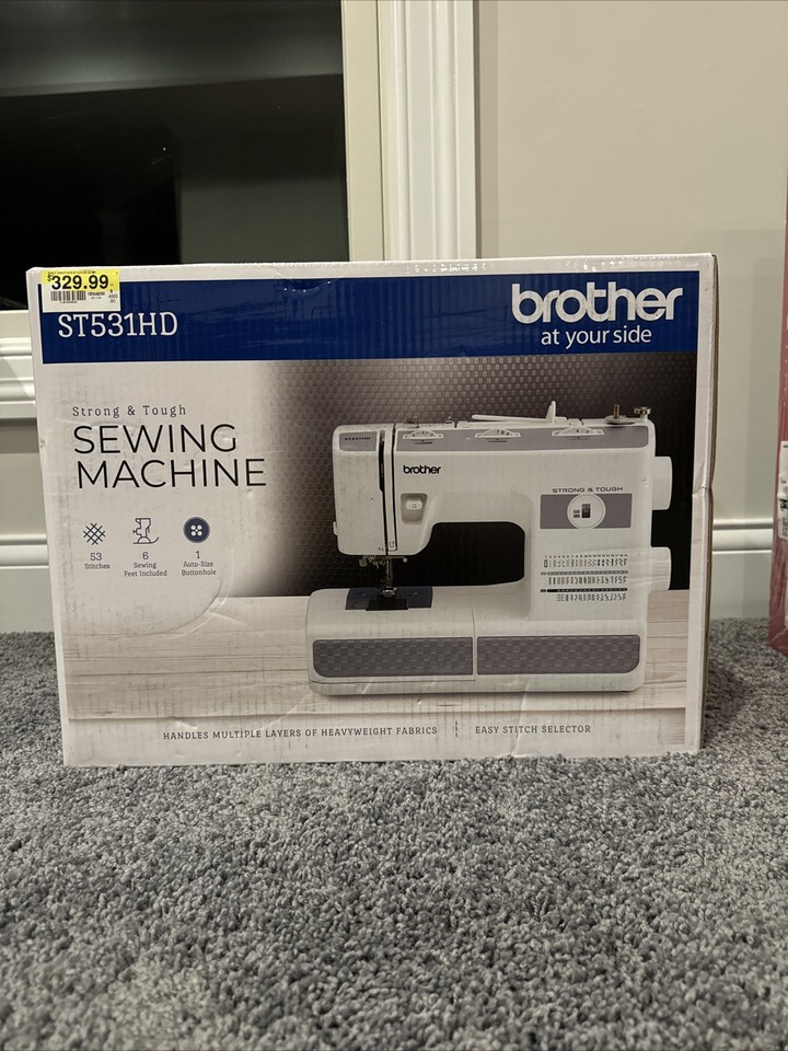 ST531HD Strong & Tough 53 Stitch Sewing Machine with Finger Guard ...