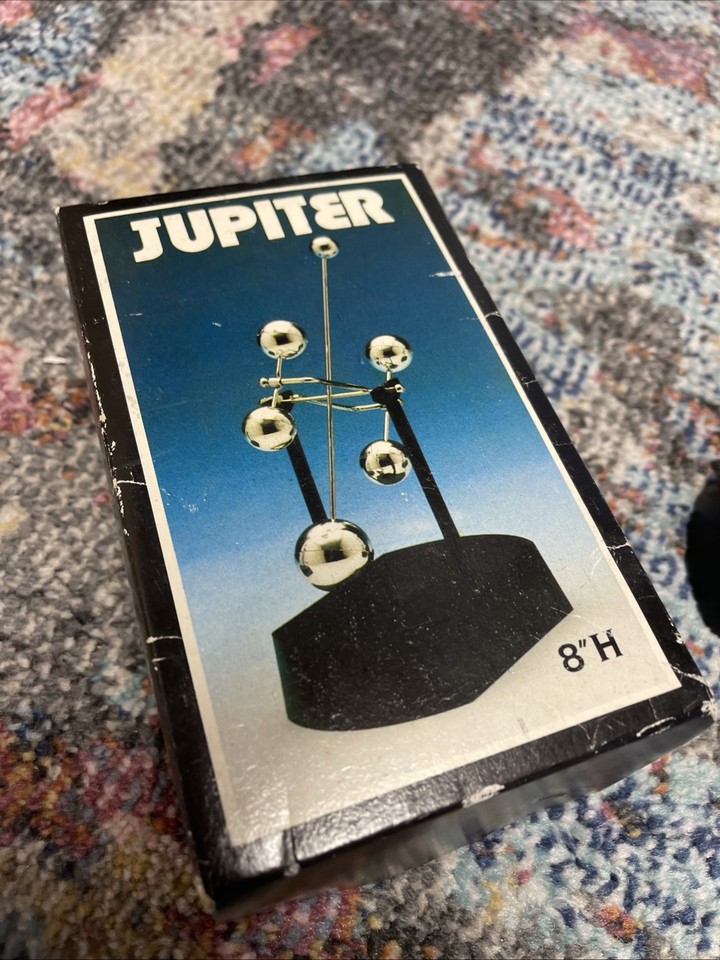 VINTAGE JUPITER SWING OFFICE DESK KINETIC ART SCULPTURE 1980’s 1990’s ...