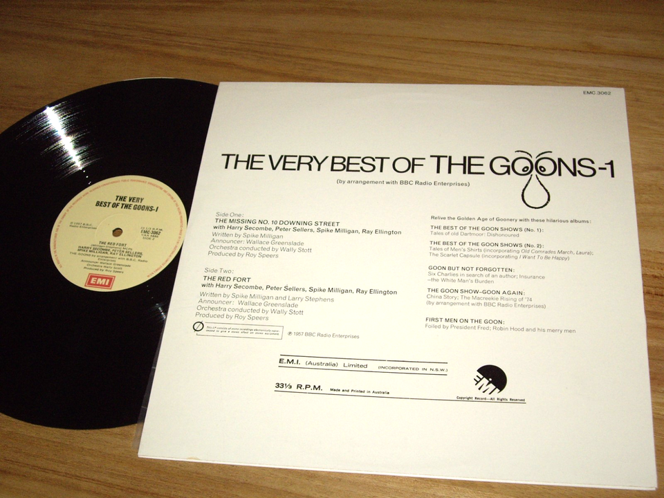 THE GOONS *OZ 1st Press 12" LP ' THE VERY BEST OF THE GOONS-1 ' 1974 ...