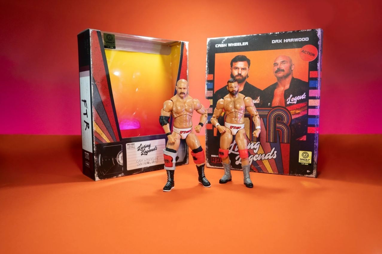 Exclusive AEW Ring of Honor FTR Dax Harwood & Cash Wheeler 2-Pack LE ...