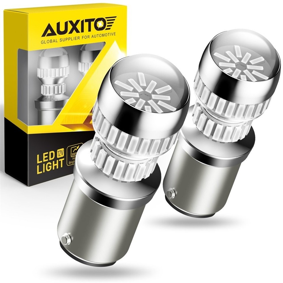 AUXITO LED 1157 Brake/Stop/Tail Light Bulb Red Super Bright Halogen ...