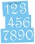 STENCIL Paris French Script Numbers Bride Lake House Address Old Prim ...