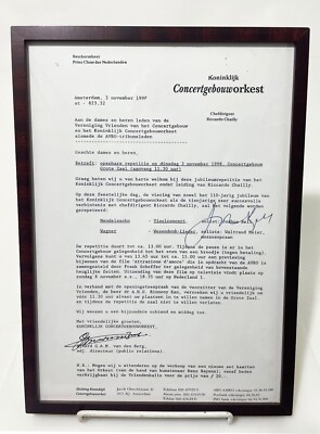 Joshua Bell signed letter 1998 | eBay