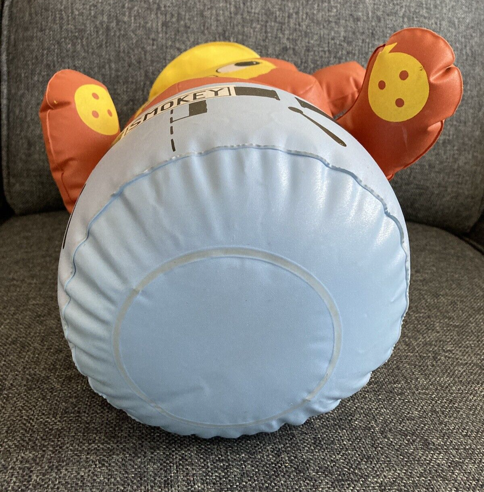 Vintage inflatable blow up roly poly Smokey The Bear Ideal Toy Co 15 ...