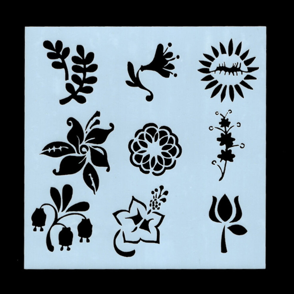 Printable Flower Stencil Patterns