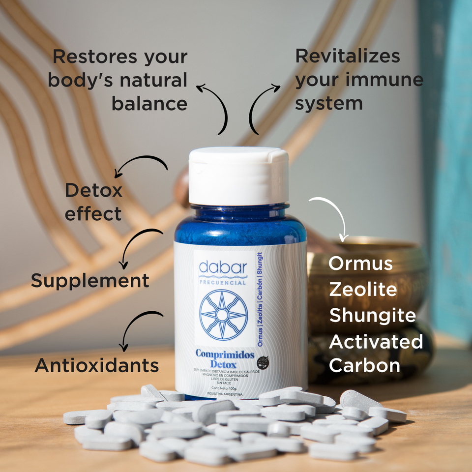 DETOX TABLET W ORMUS,ZEOLITE,SHUNGITE &ACTIVATED CHARCOAL-ELIMINATES ...