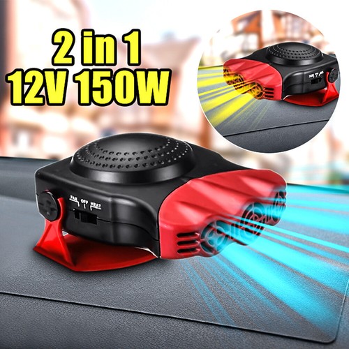 2 In 1 Car Heater Defrost Defog 12V 150W Driving Safety 360 Rotation ...