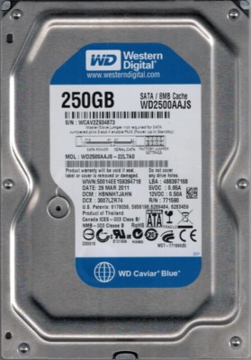 WD2500AAJS-22L7A0 DCM: HBNNHTJAHN WCAV2 Western Digital 250GB | eBay ...
