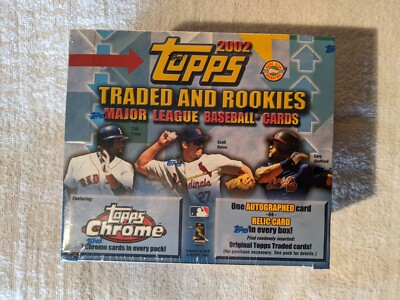 2002 Topps Traded and Rookies MLB Baseball HTA 10 PACKS FACTORY SEALED ...