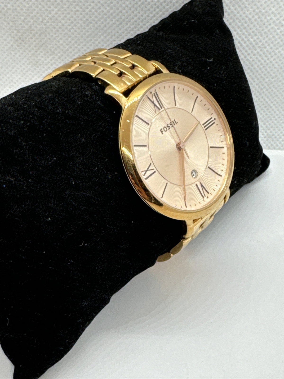 Fossil ES3435 Womens Jacqueline Rose Gold Watch 36mm for sale online | eBay