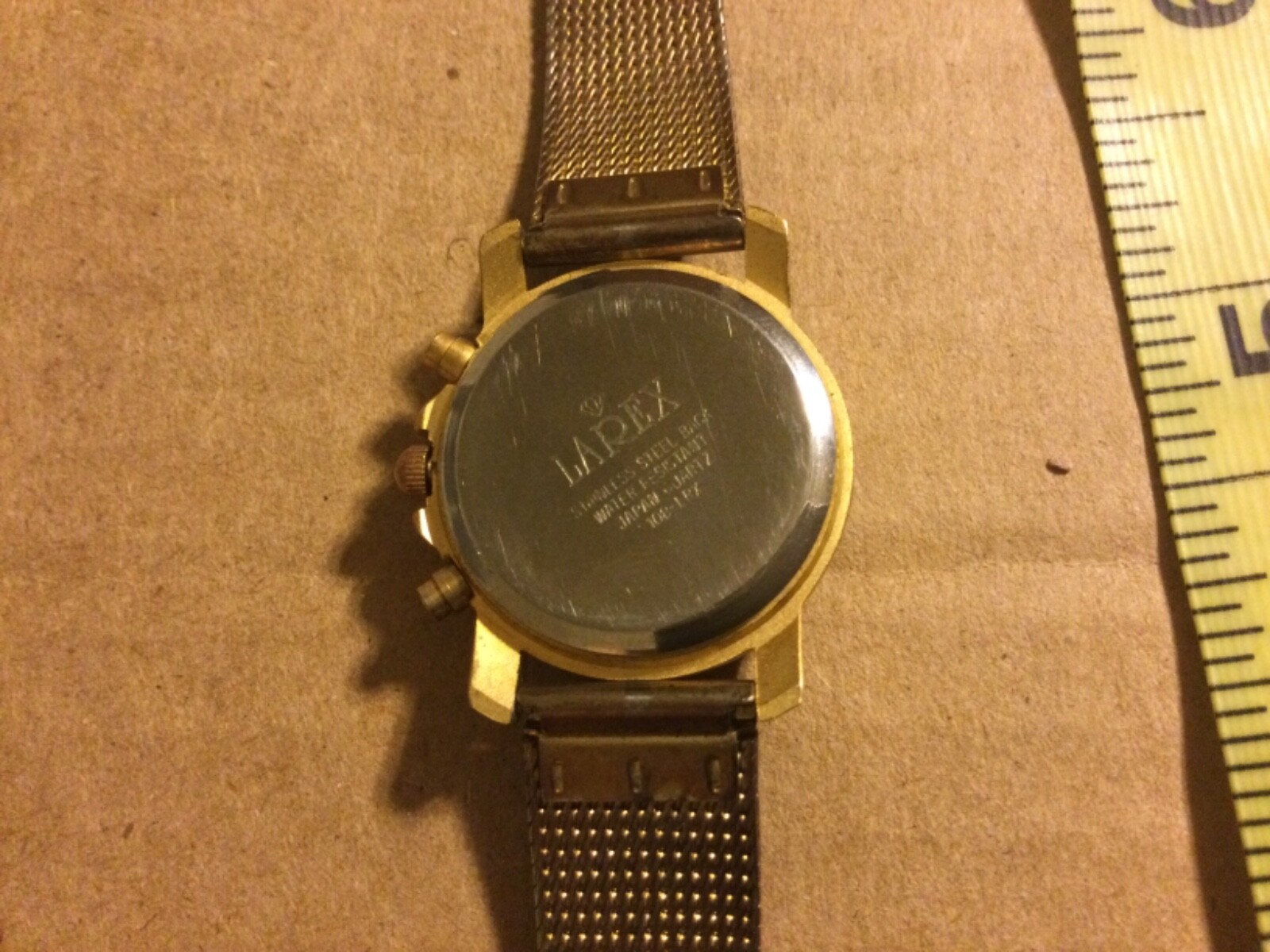 Larex Quartz Ladies Watch White Face Gold Band New Battery Runs | eBay UK