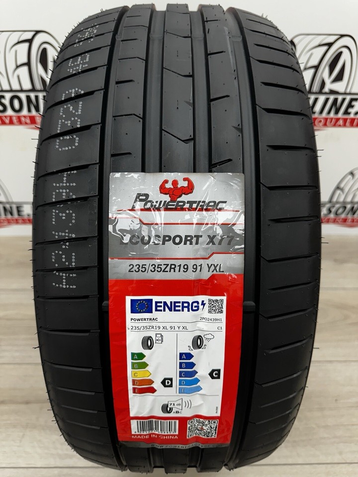2 X 235 35 19 POWERTRAC ECOSPORT 91Y XL 235/35ZR19 BRAND NEW TYRES M+S ...